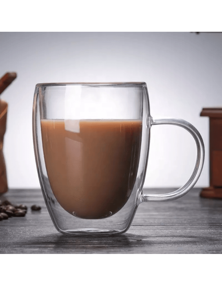 Double Wall Coffee Glass - M2 Home