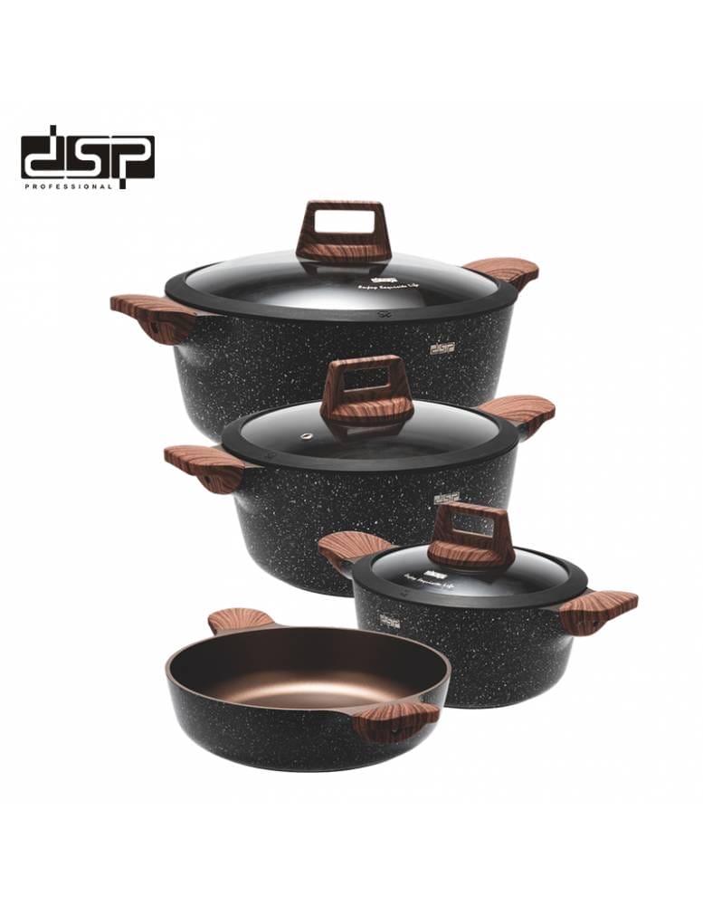 DSP cookware set CA004-S01 black - M2 Home