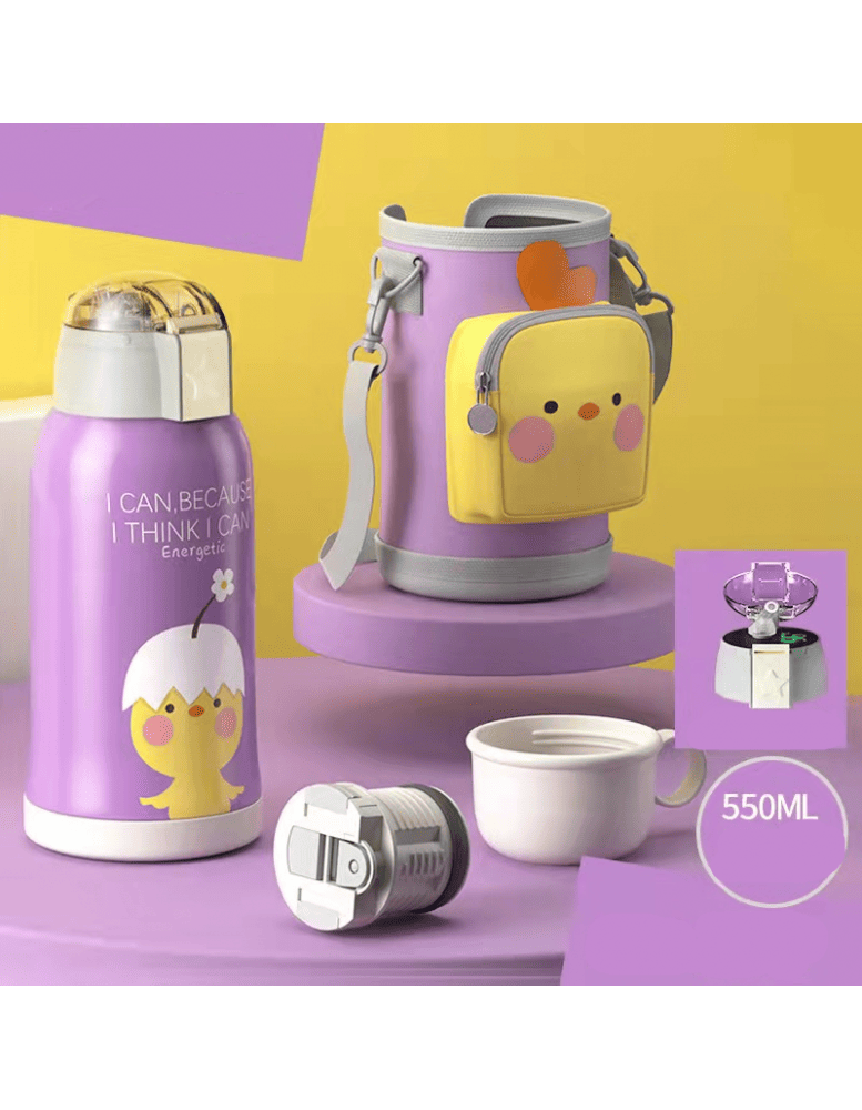Kids Bottle KB070 Purple - Chick - M2 Home