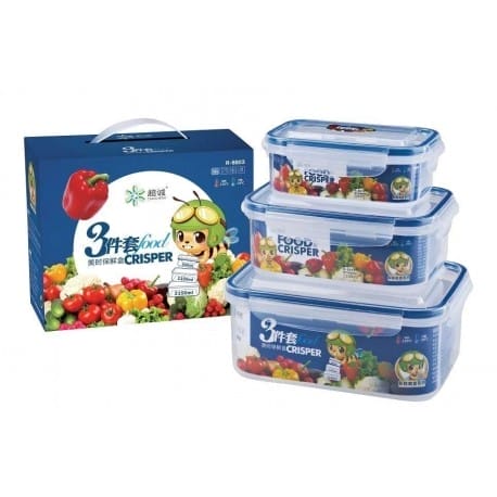 Medium Cube different sizes Crisper - Set of 3pcs - M2 Home