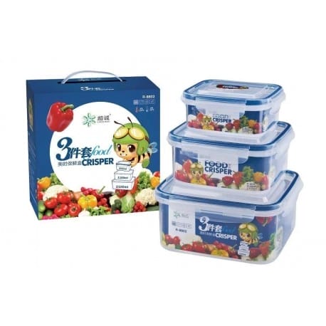 Small Cube different sizes Crisper - Set of 3pcs R - M2 Home